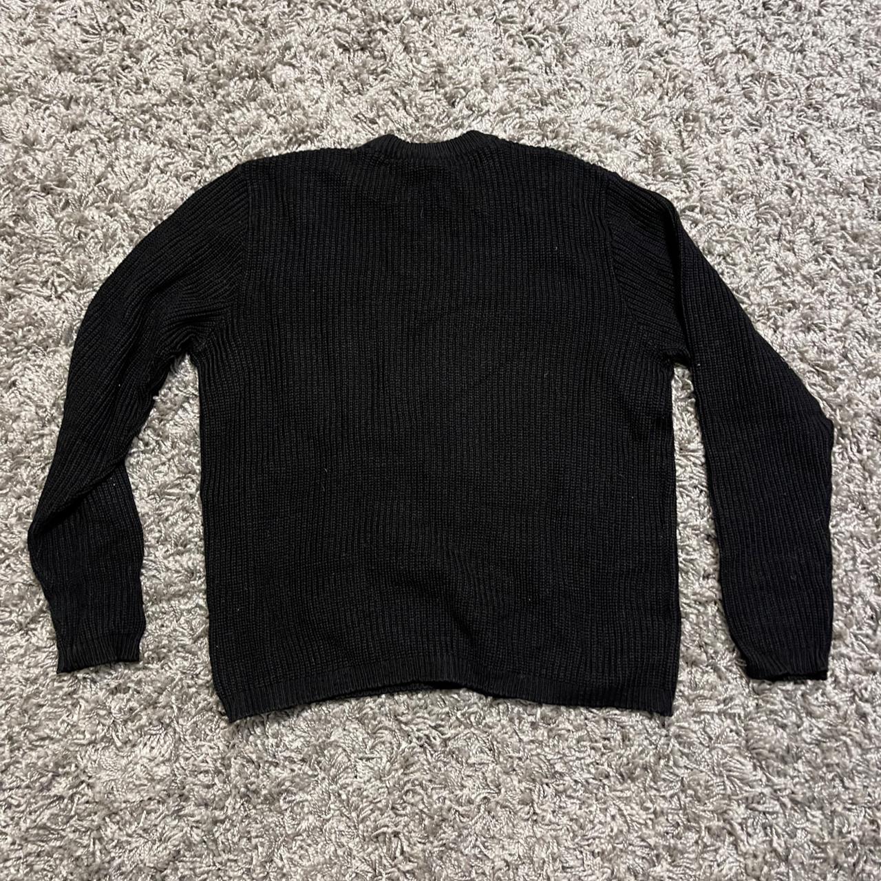 80s Jantzen Black Woven Swearer Size L Length:... - Depop