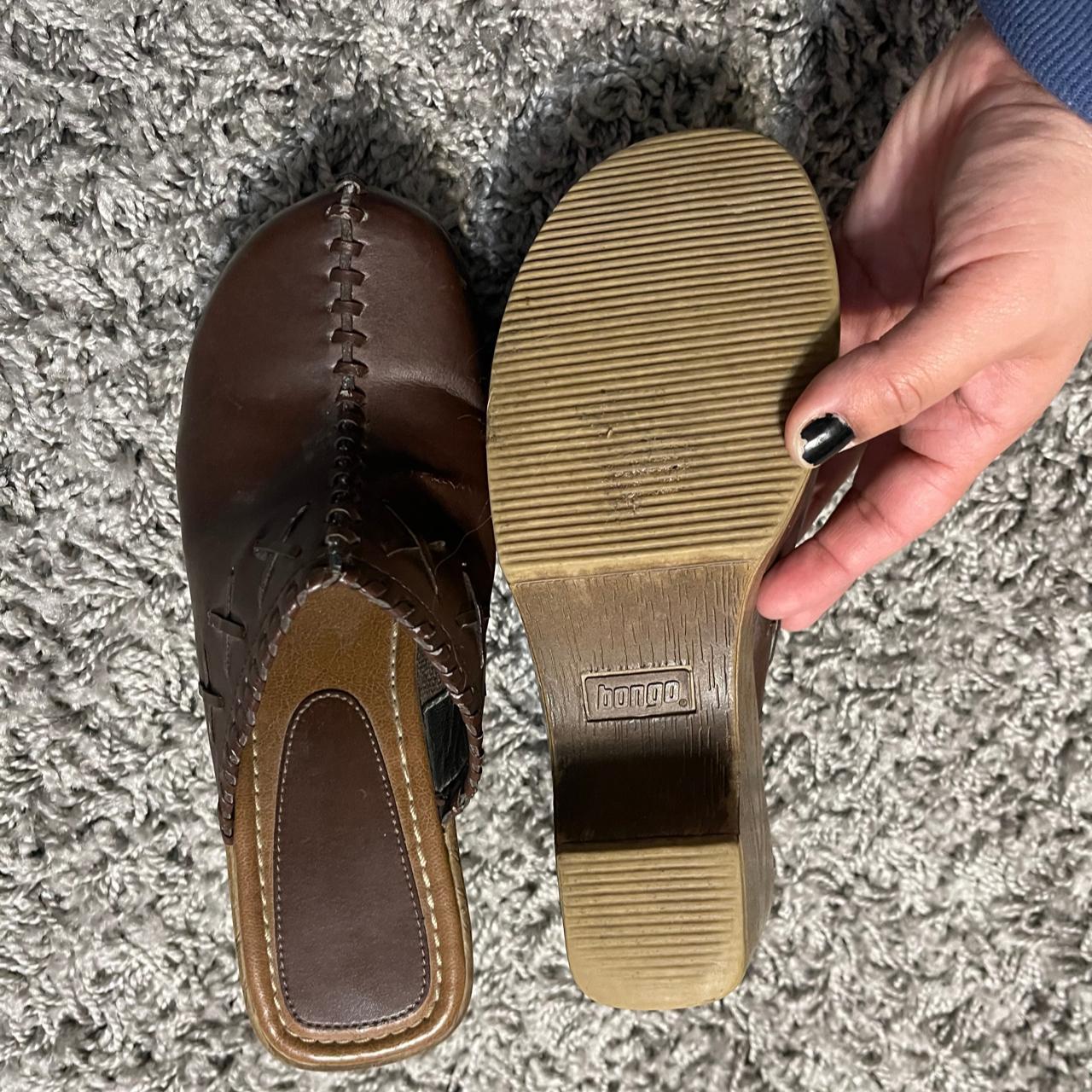 VIntage Bongo Clog Platform Block #90s #bongo... - Depop