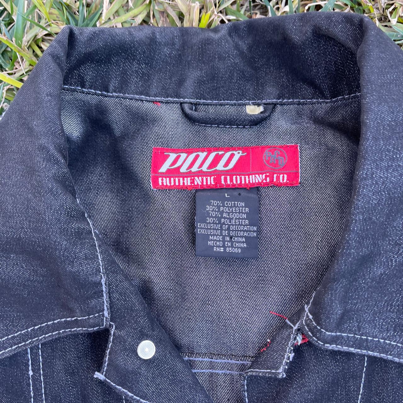Y2K Paco Brand Oversized Jean Jacket Size L... - Depop