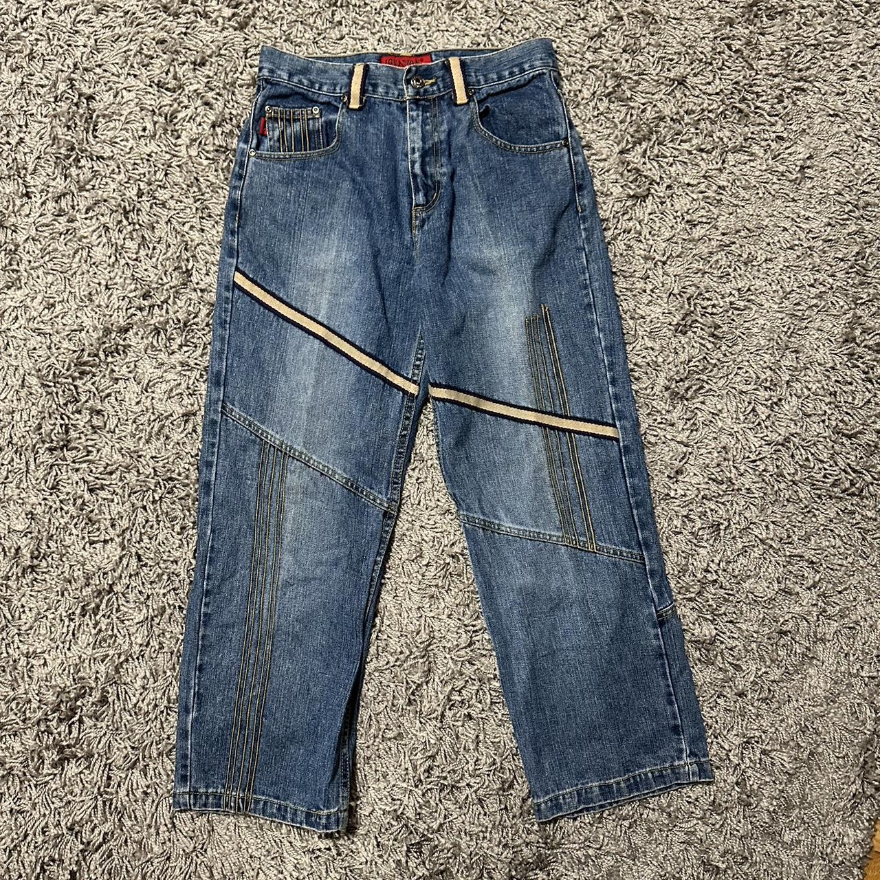 American Vintage Women's Blue Jeans | Depop