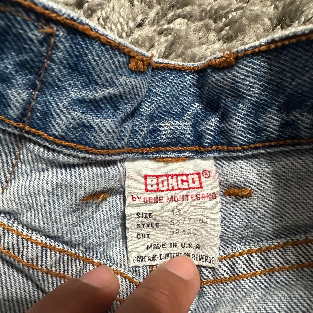 90s Bongo Vintage Straight Light Wash Denim Jeans... - Depop