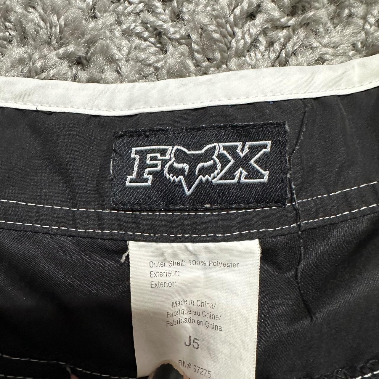 Y2K Fox Racing Casual Sports Short Size 5... - Depop