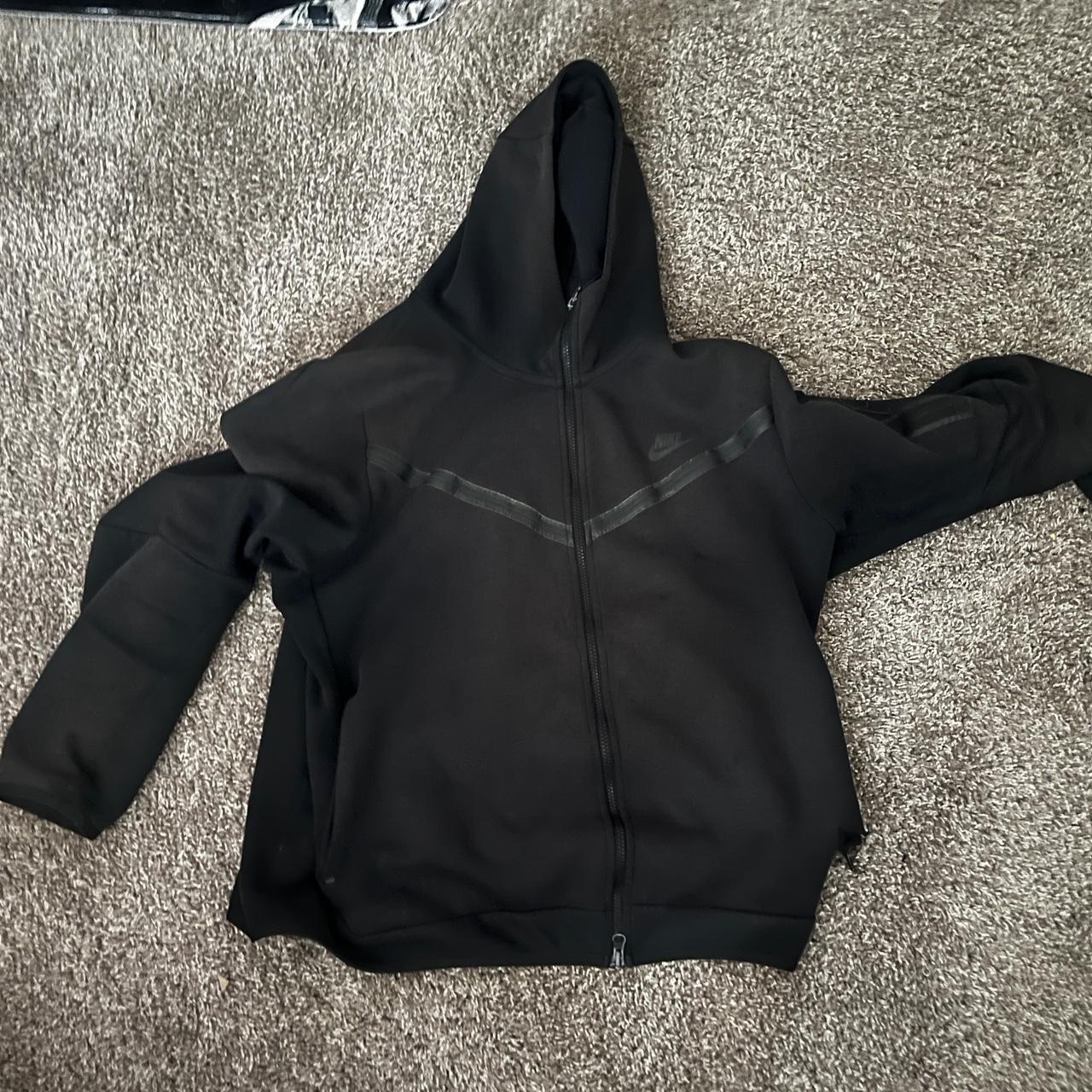 Black Nike tech fleece hoodie #fleecelife | Depop