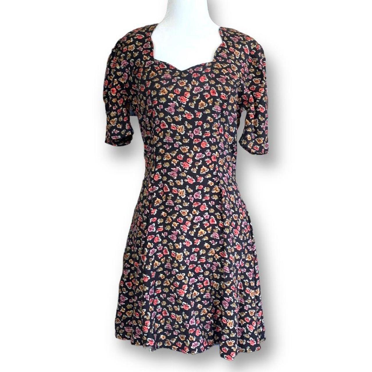 90s Rampage Dress Vintage Size 3 Gorgeous dark... - Depop