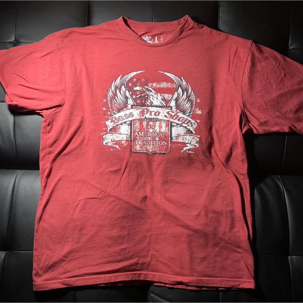 Red bass pro shops Size is large In perfect... - Depop