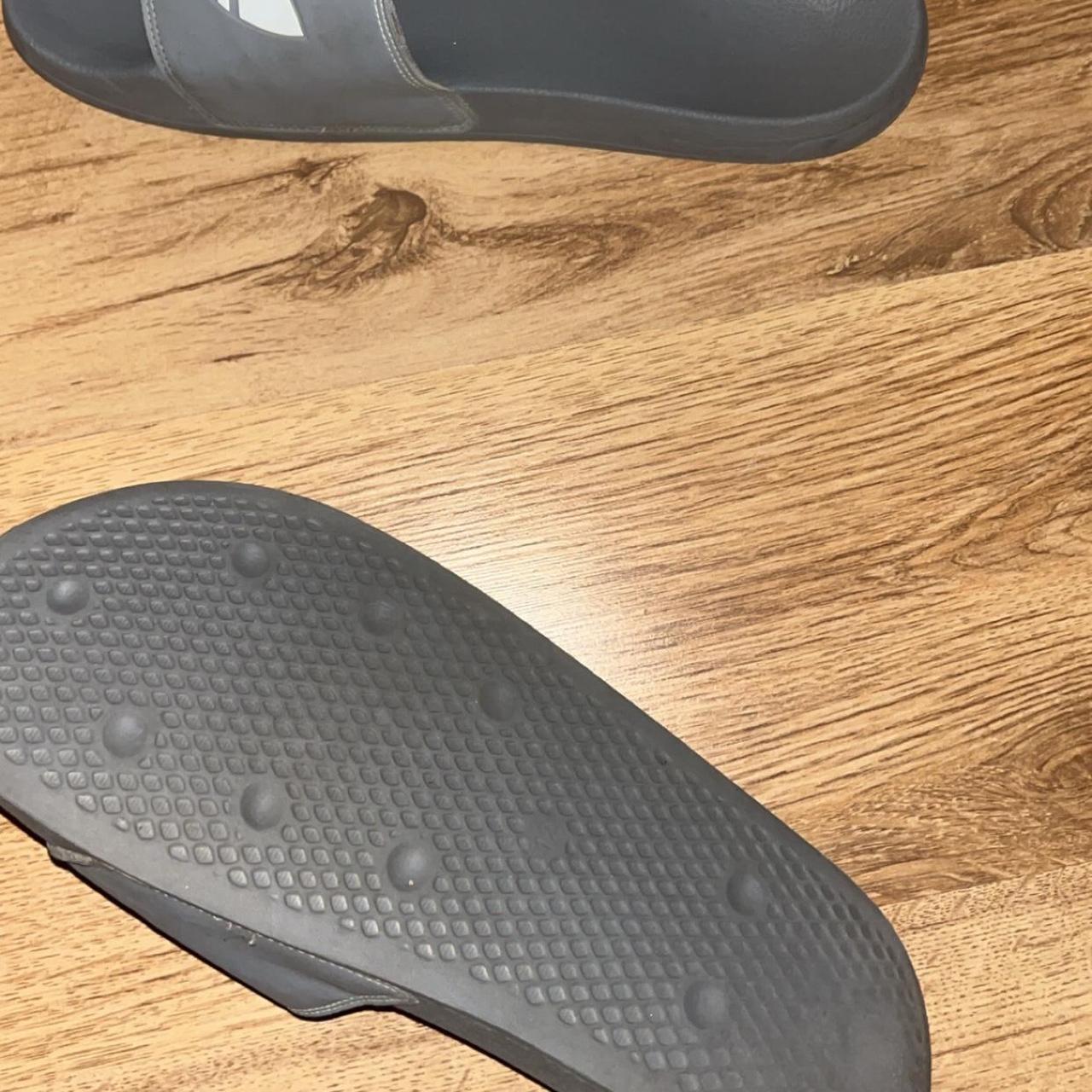 Adidas original sliders worn a bit but overall good... - Depop