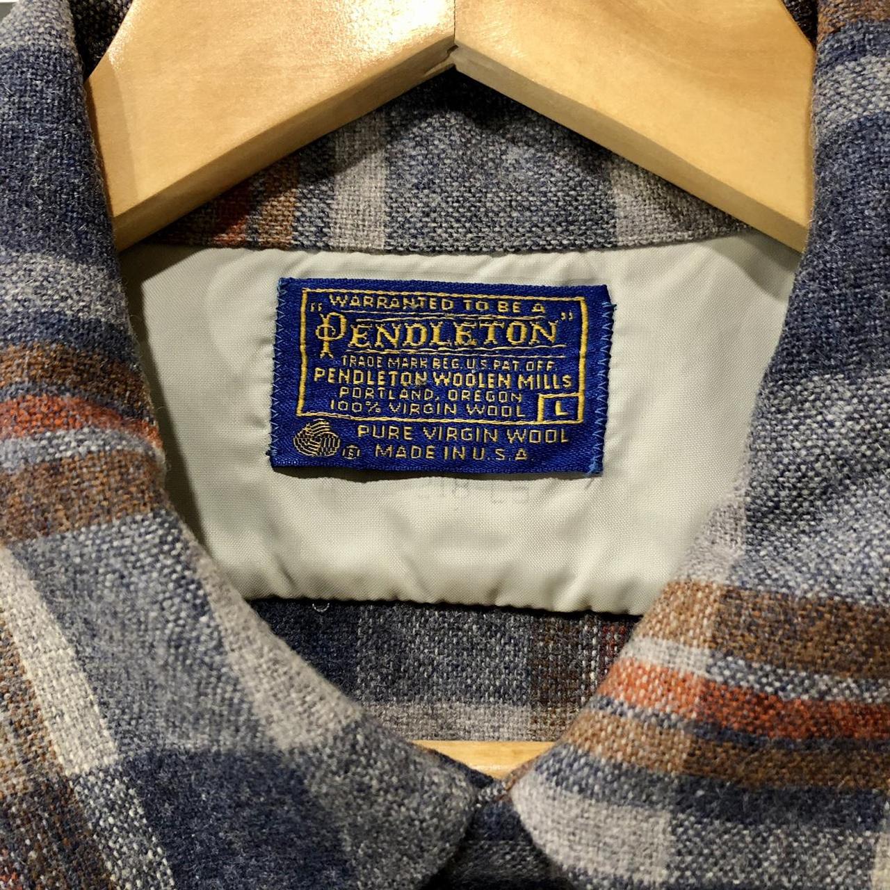 Vintage Pendleton flannel. Size LG. Made in USA.... - Depop