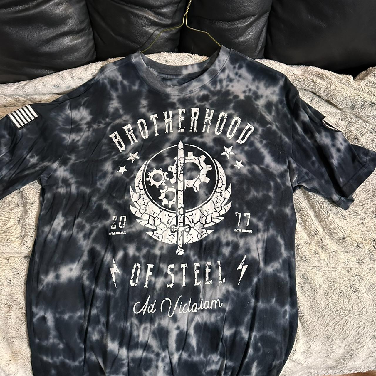 Medium Brotherhood of Steel Fallout Shirt. I... - Depop