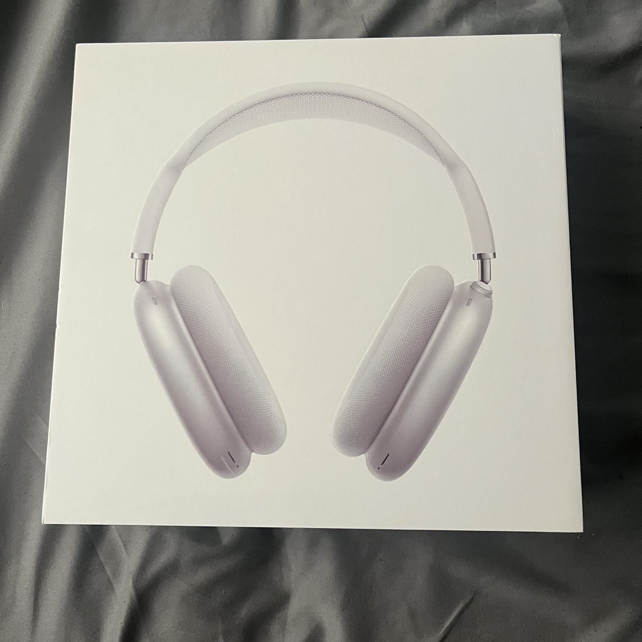 silver airpod max perfect for styling elevates every... - Depop