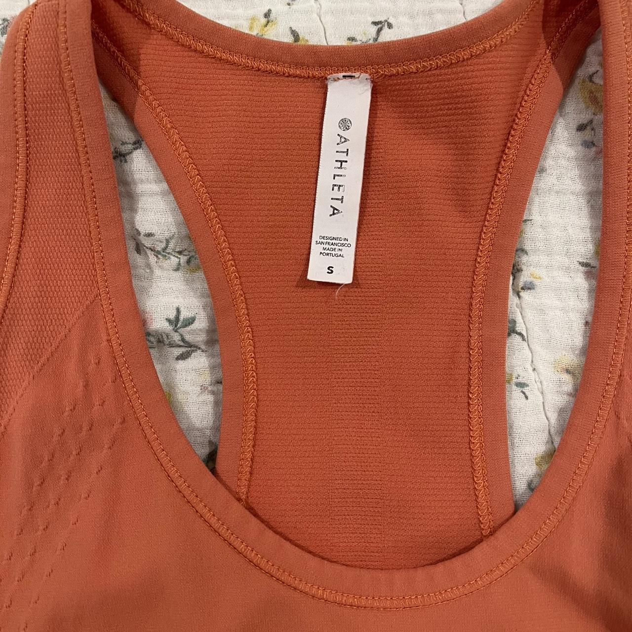 Athleta Women's Orange Vest | Depop