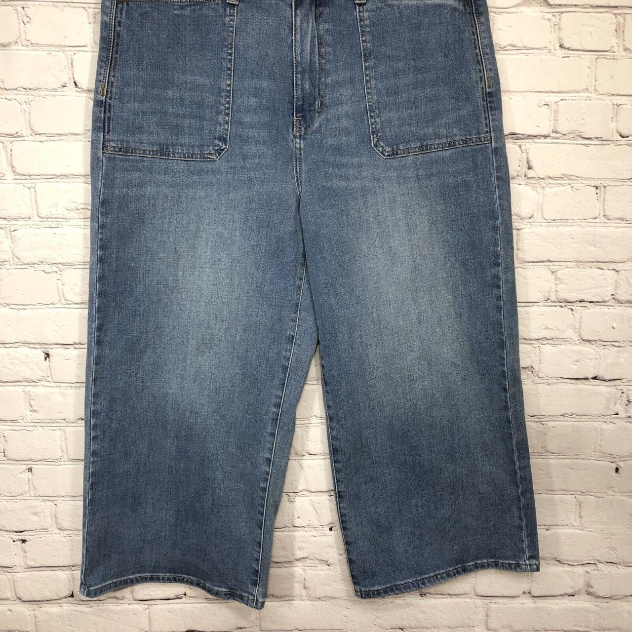 Soft Surroundings Blue Denim Jean High Rise Stretch... - Depop