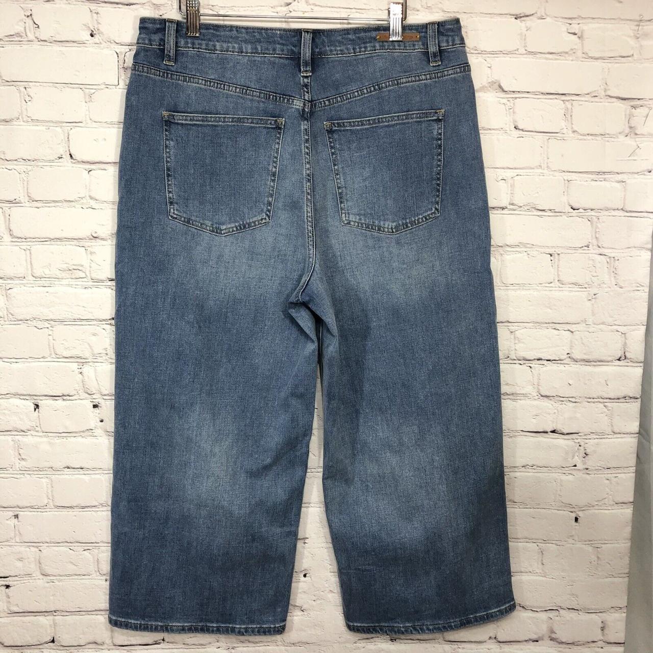 Soft Surroundings Blue Denim Jean High Rise Stretch... - Depop