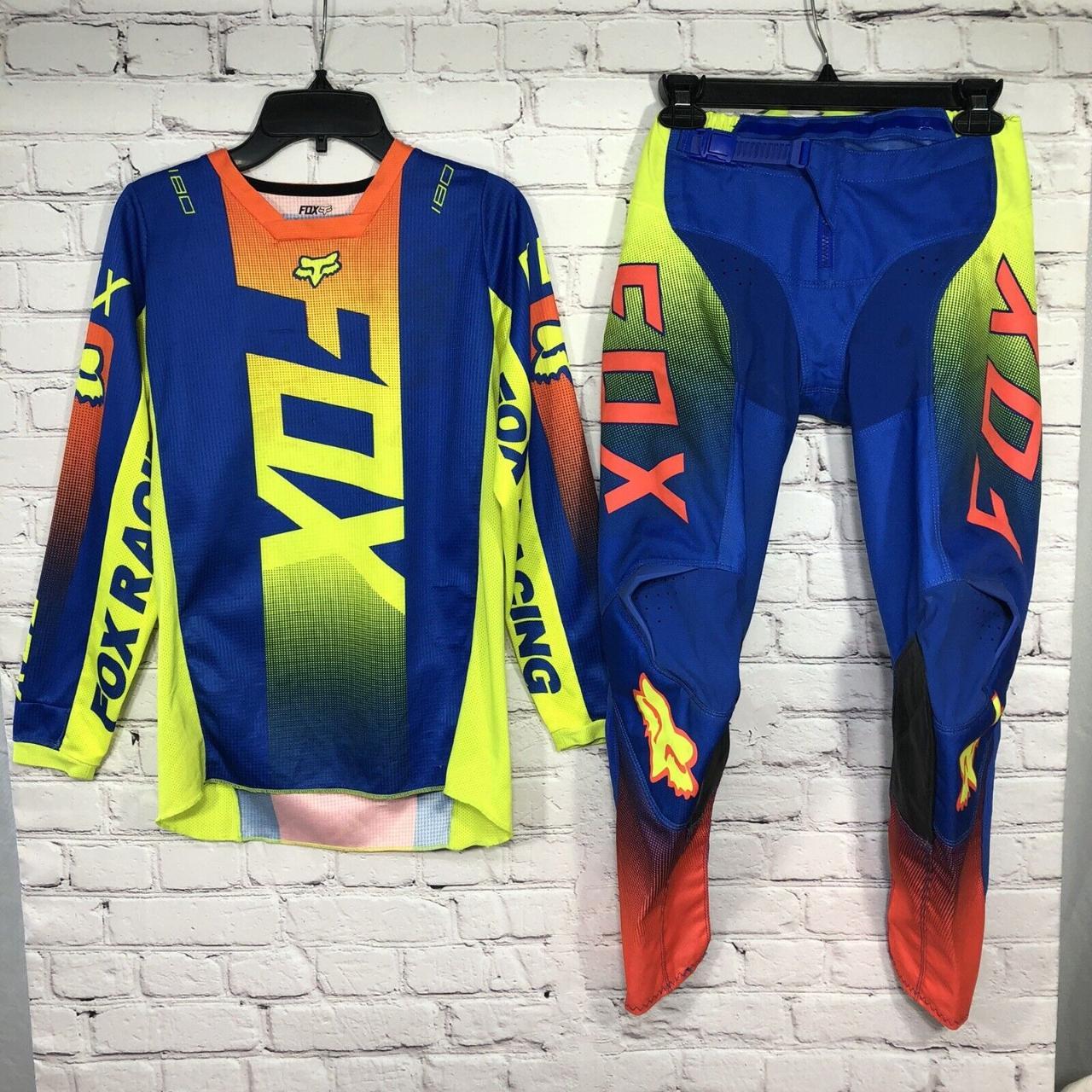 Fox Racing Youth 2pc Set 180 Motocross Dirt Bike... - Depop