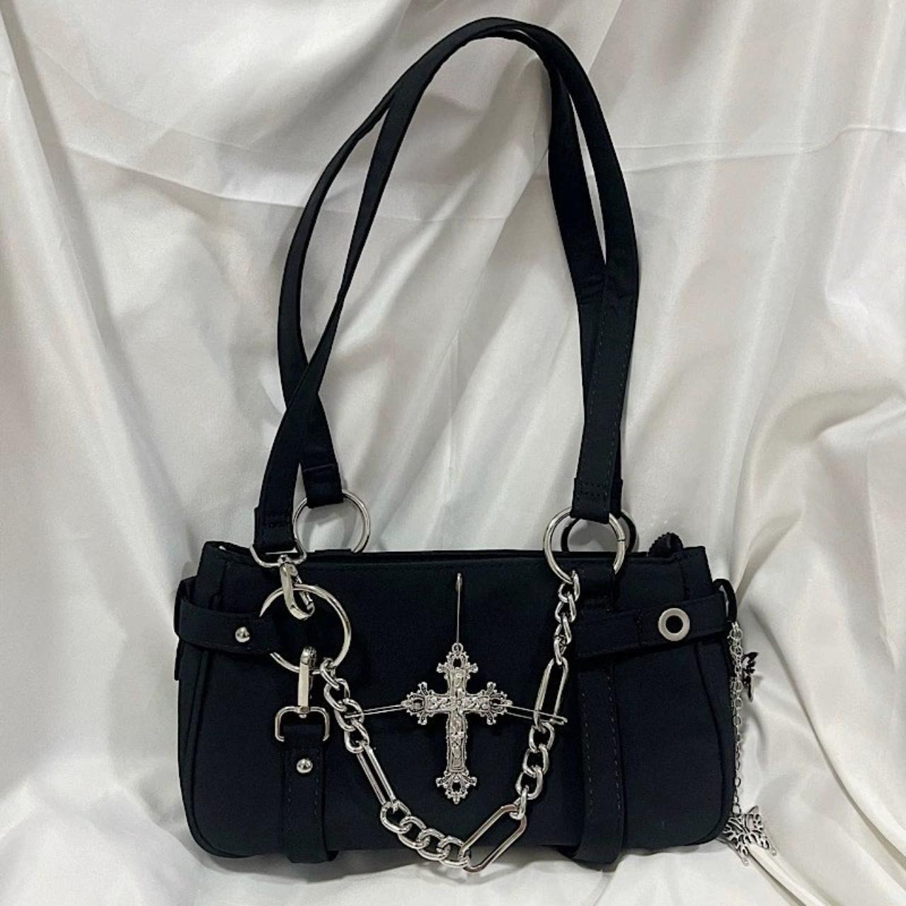 Y2K vintage cross shoulder bag condtion:like... - Depop