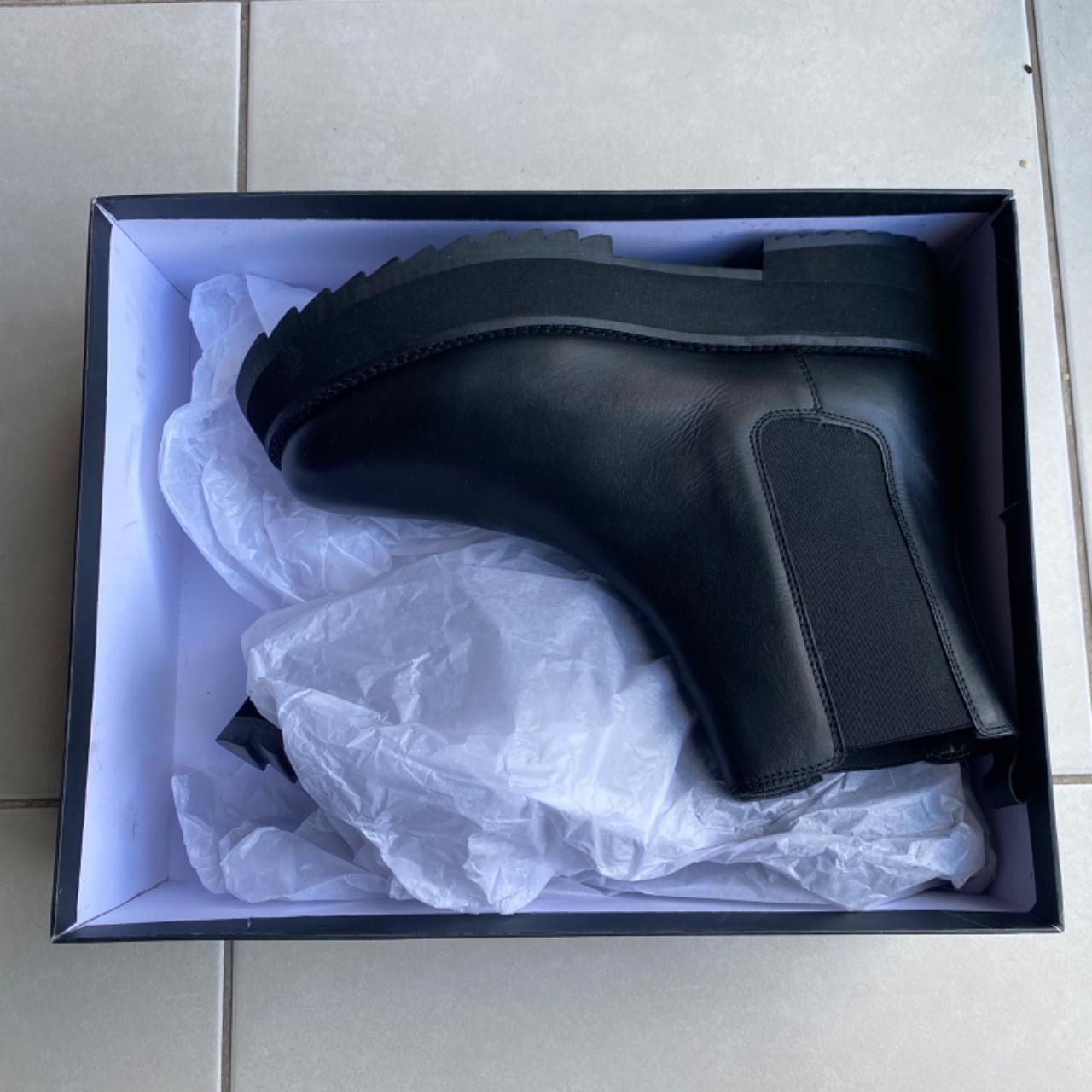 Brand new leather Seed black platform boots These... - Depop