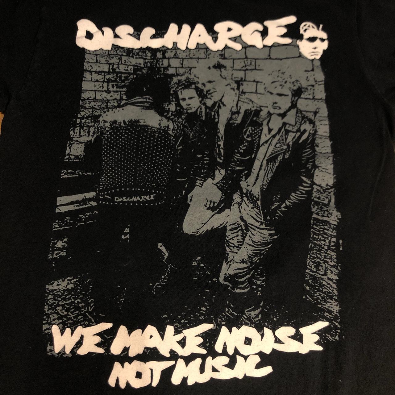 Discharge We Make Noise Not Music black tshirt. From... - Depop