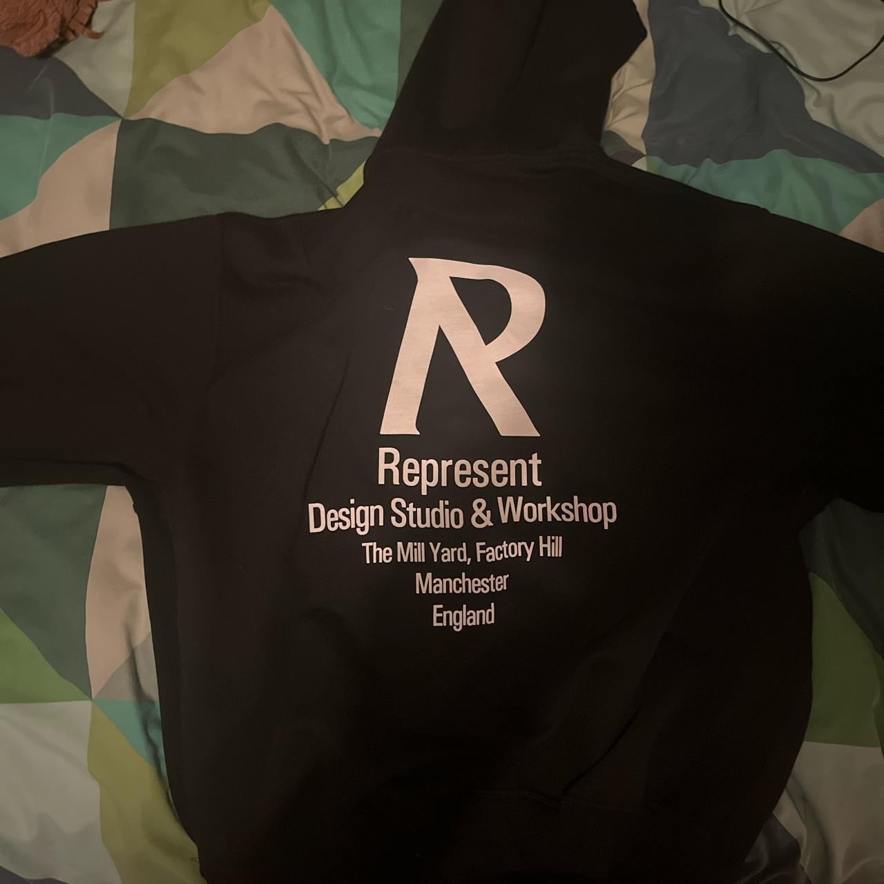 represent studio hoodie large perfect condition - Depop