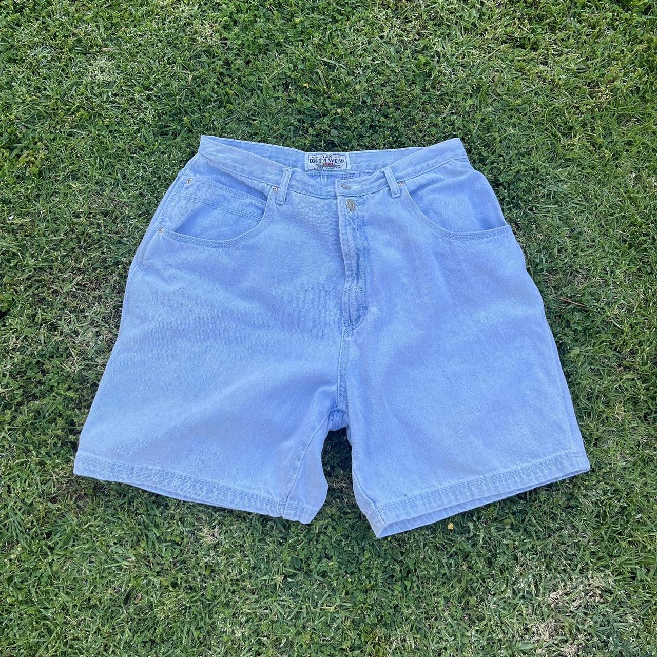 Baggy vintage jorts AJS DENIM WEAR Size:... - Depop