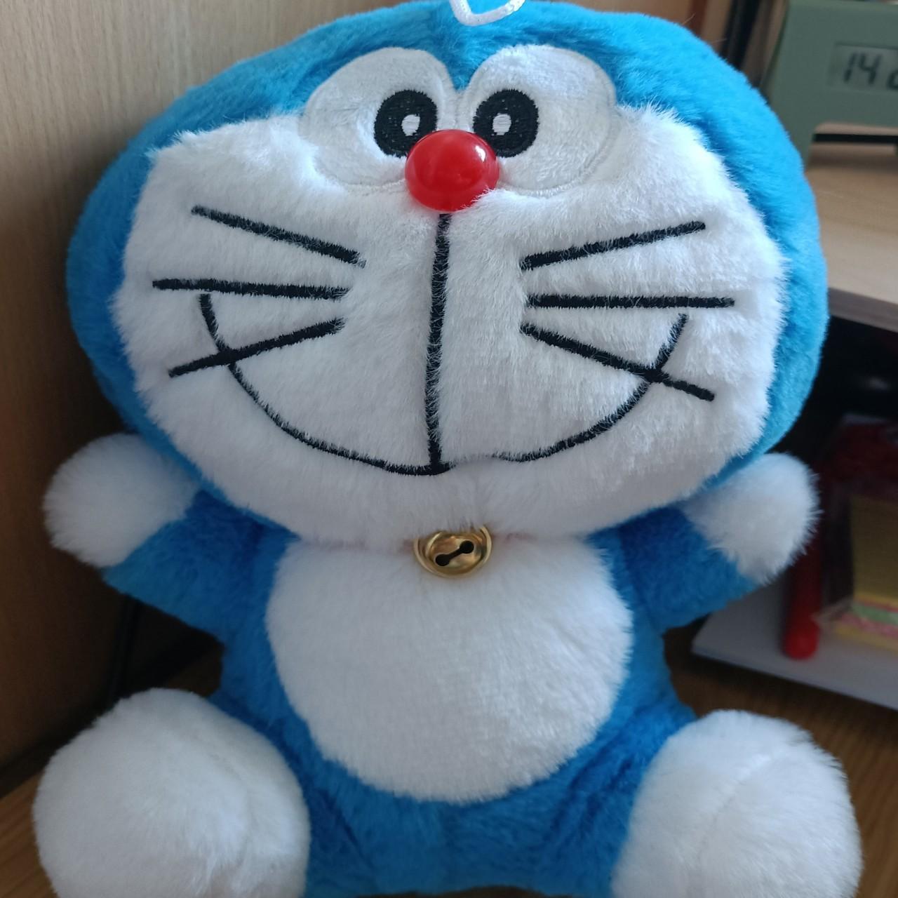 Cute doraemon plushie -condition: brand new with... | Depop