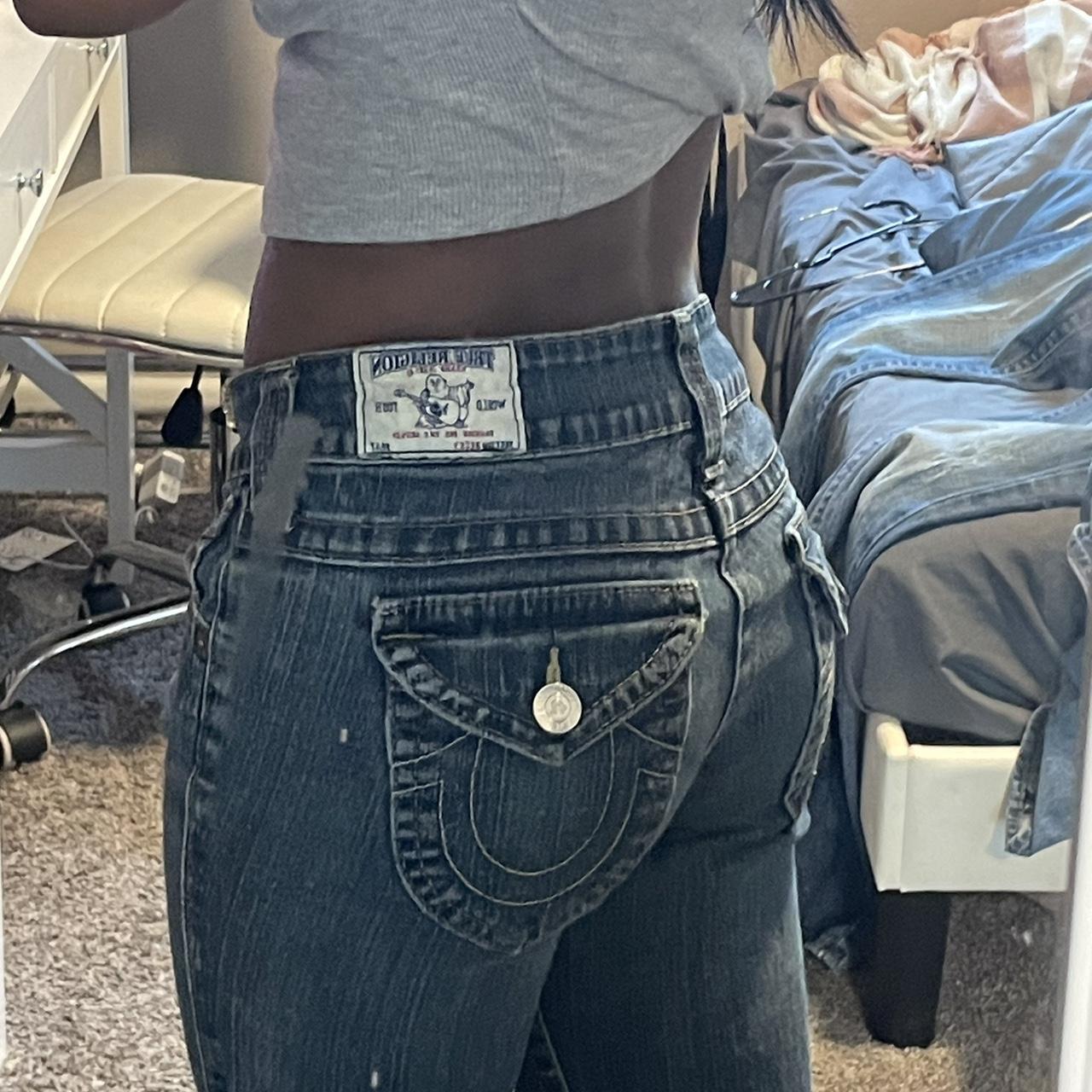 cutee size 26 true religions. worn once and def... - Depop