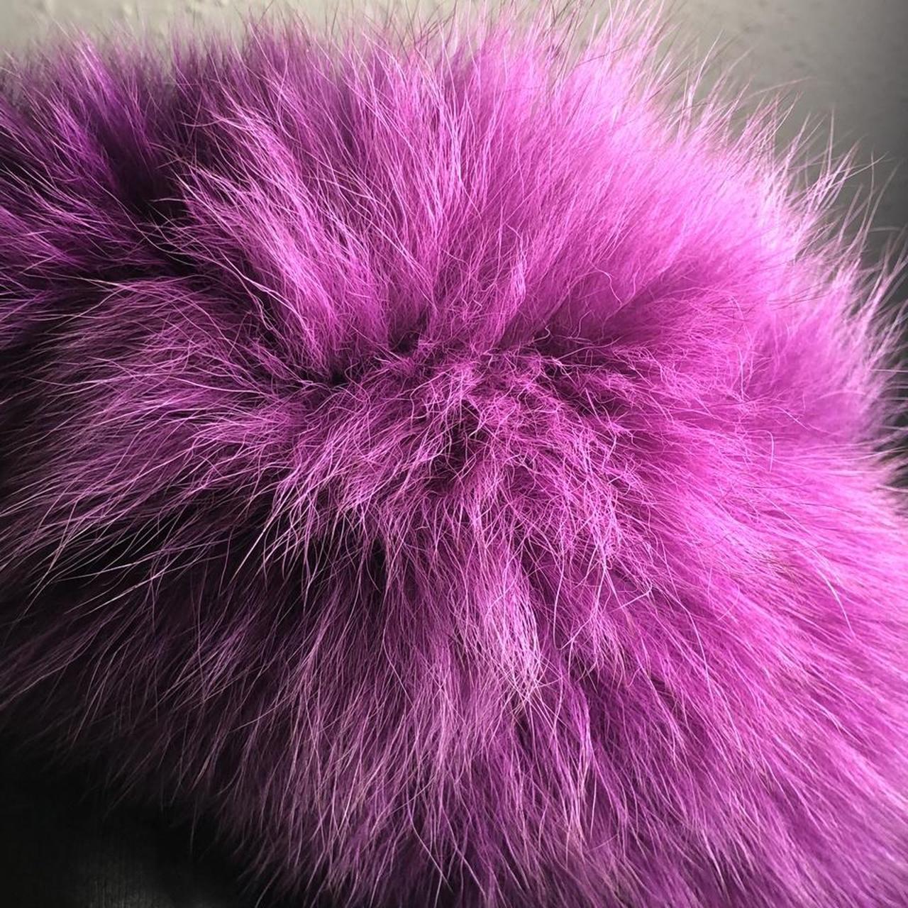 Purple Furry Fuzzy Tail. Funny story. Got this at... - Depop