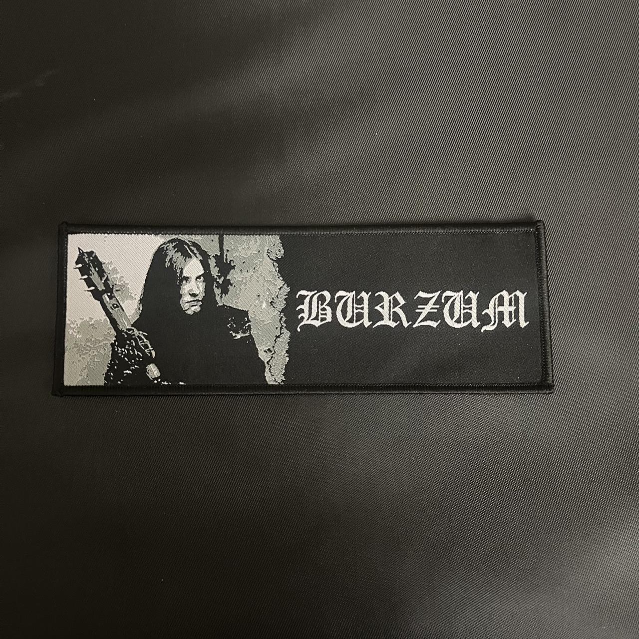 Burzum Varg Vikernes woven strip patch #blackmetal - Depop