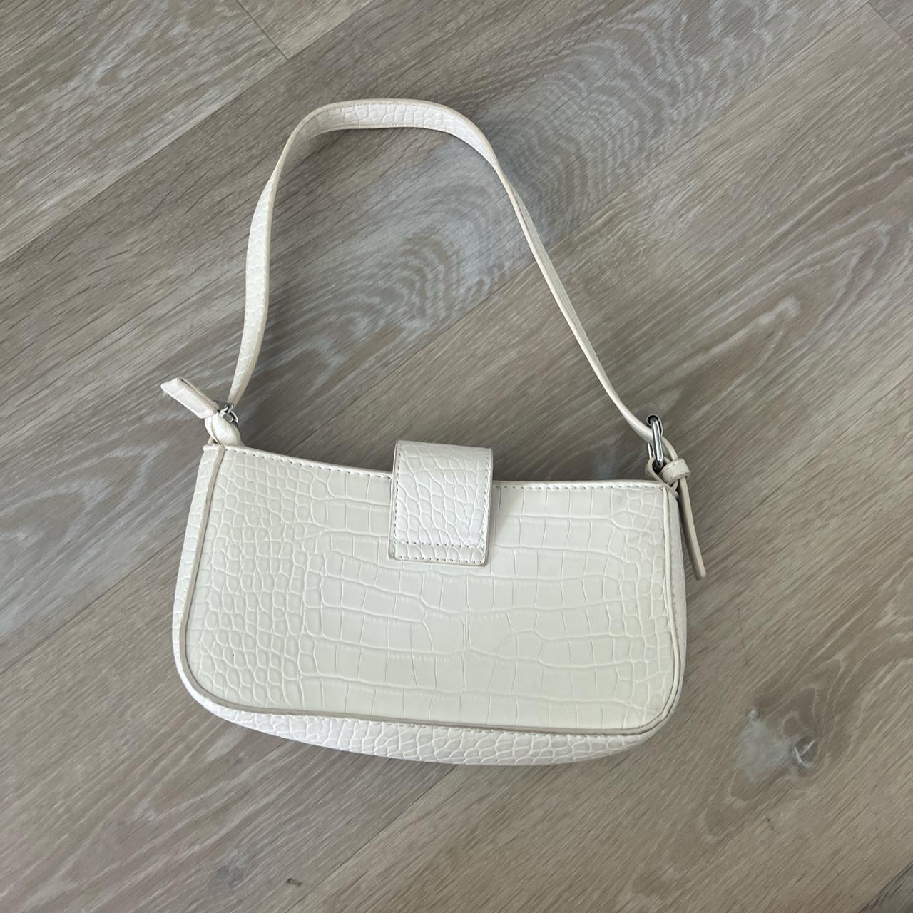 MINI SHOULDER BAG FROM GLASSONS. CREAM COLORED. - Depop