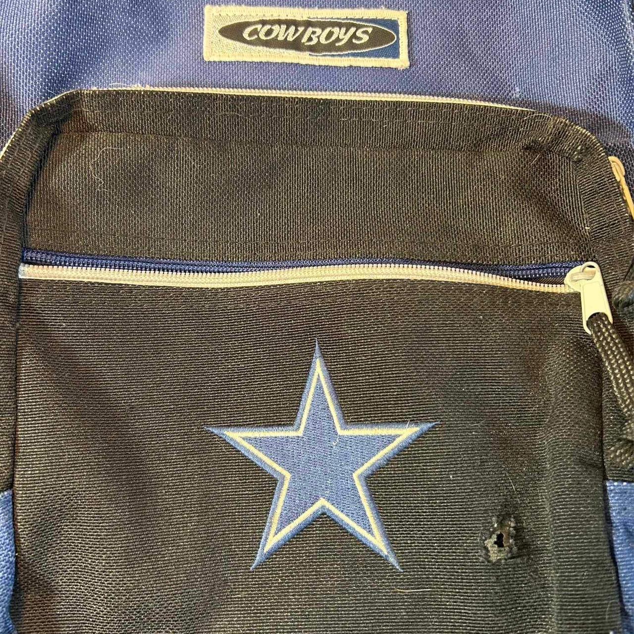 Cowboy Dallas Football Backpack Black Blue Canvas... - Depop