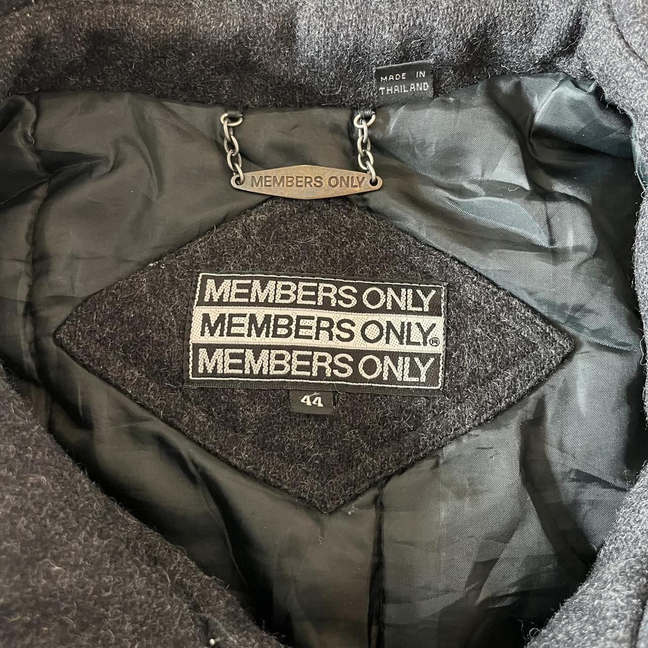 Vintage 90s Members Only Wool Jacket Used and in... - Depop