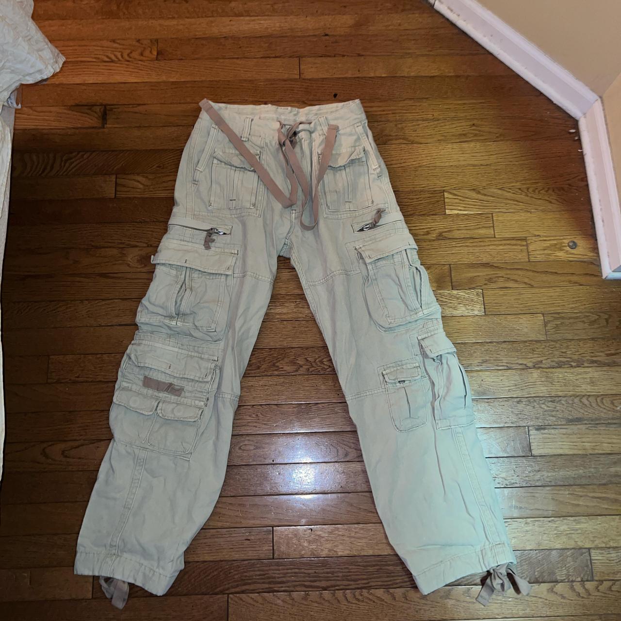 mnml baggy cargos size 28 swag same to next day... - Depop