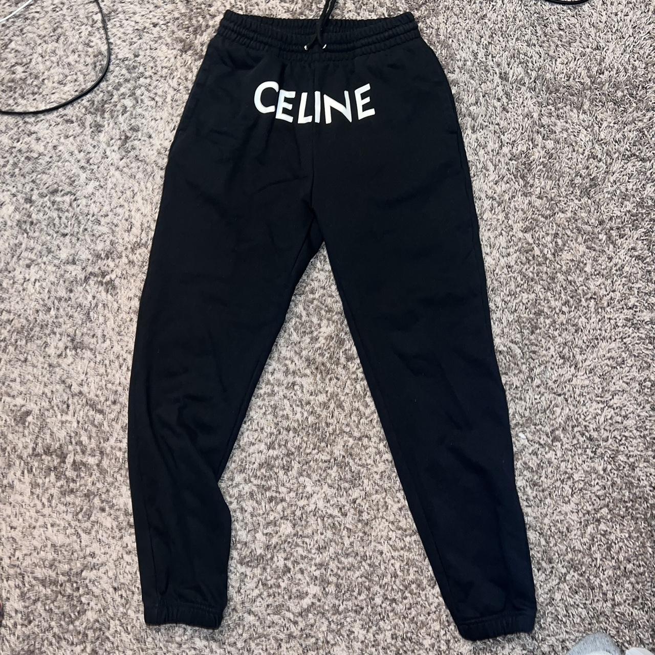 Celine Sweatpants Used Sz M Black 8/10 #joggers... - Depop