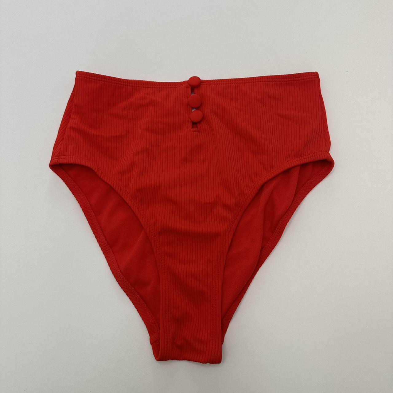 Target Women's Red and Orange Swimsuit-one-piece | Depop