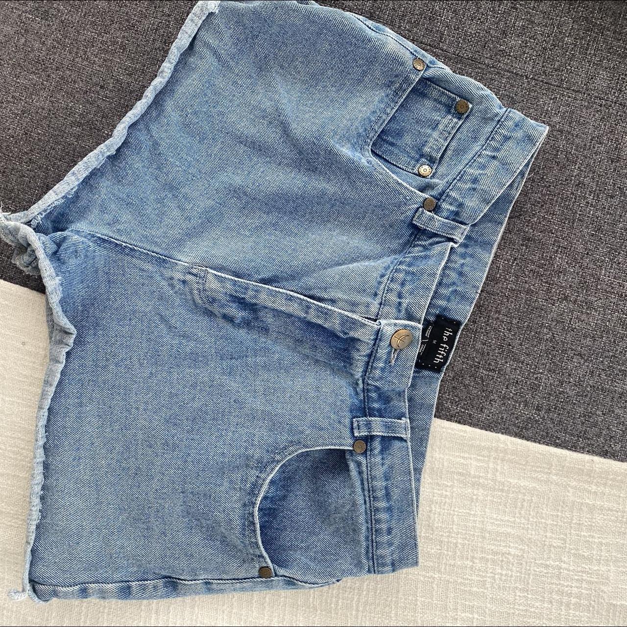 the fifth label denim shorts selling for 15, can... - Depop