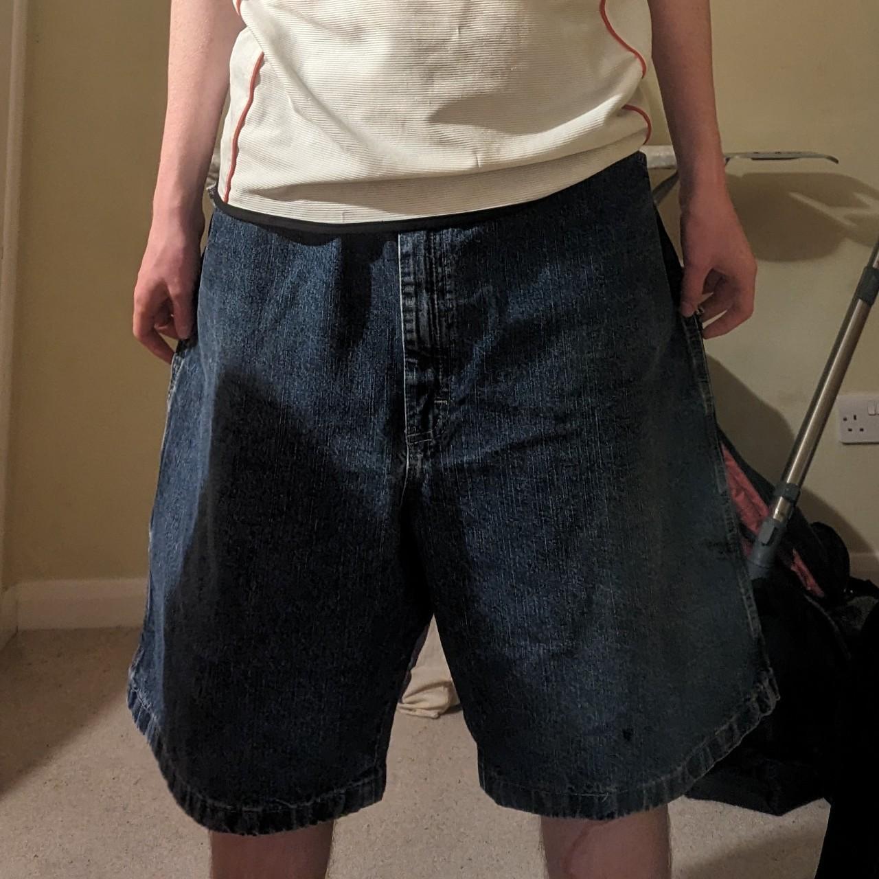 Wrangler carpenter jorts Loose rap skate... - Depop