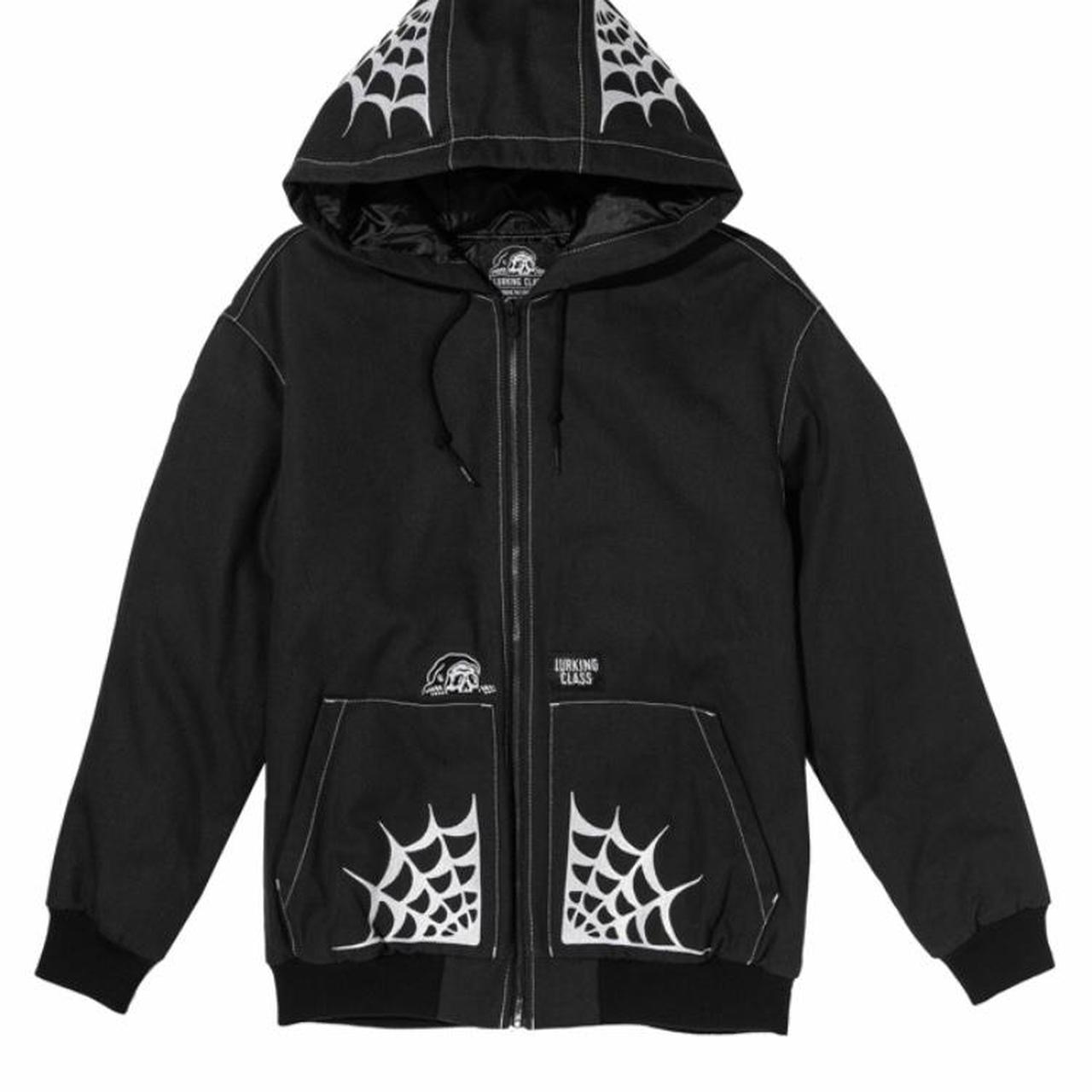 LURKING CLASS Spider Web jacket from ZUMIEZ - black... - Depop