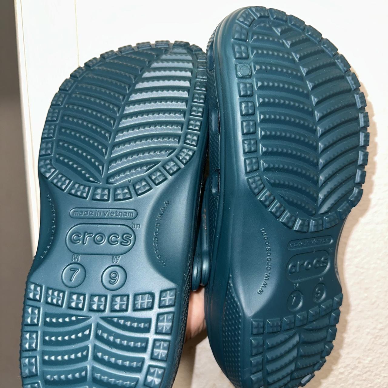 Teal Crocs Classic Clogs Size 9W/7M brand new... | Depop