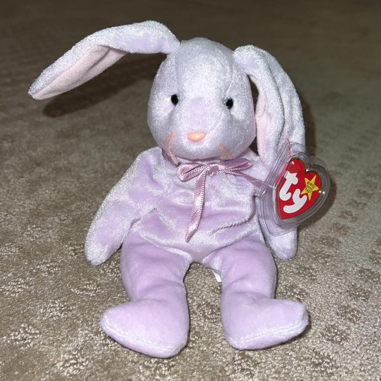 Purple bunny beanie baby store