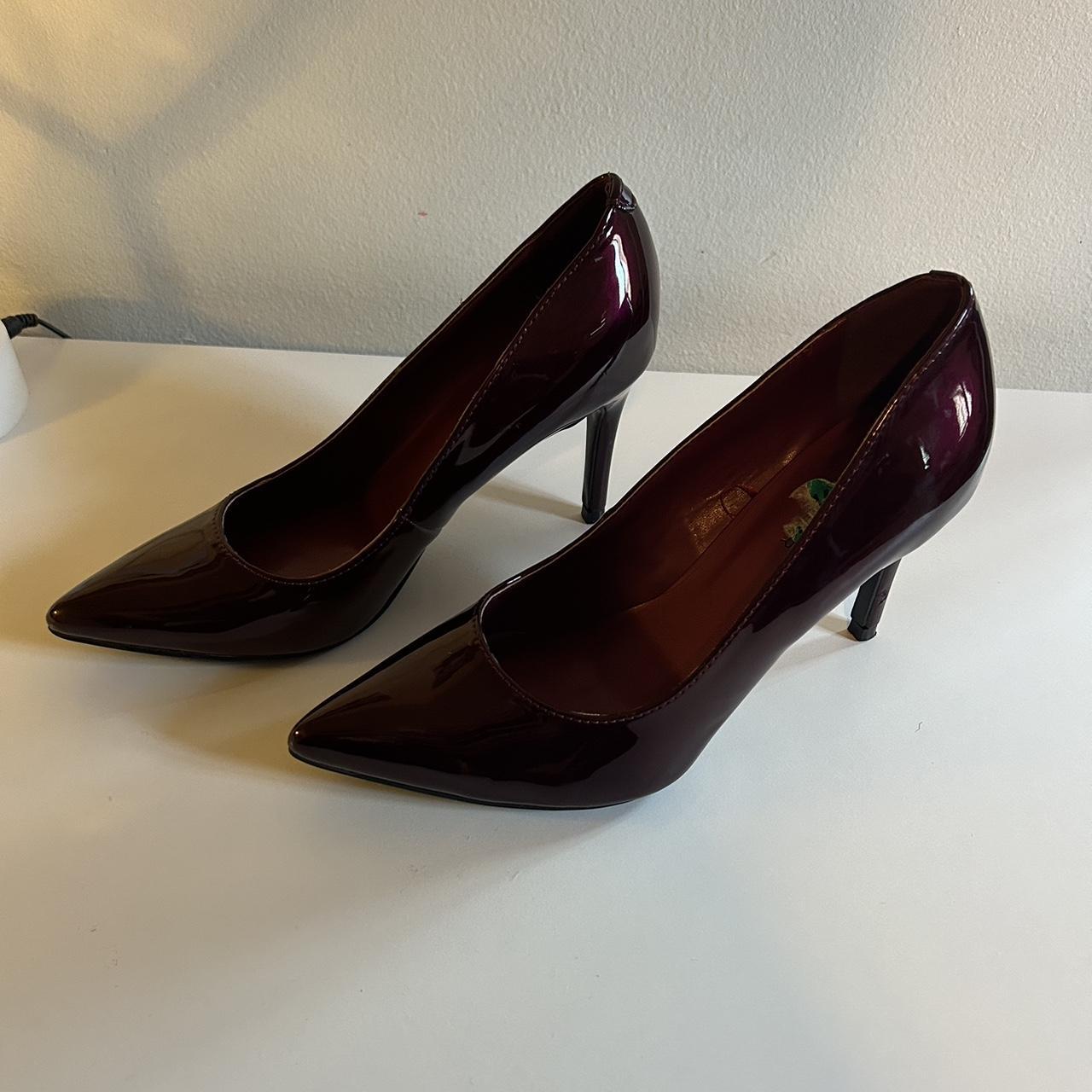 Dark cherry red heels 🍒 :) 7 1/2 A few small... - Depop