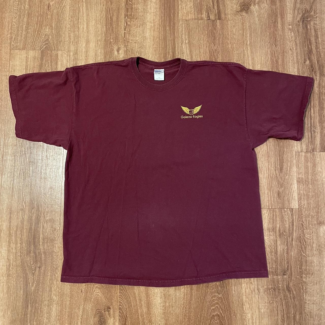 2000’s Vintage High School Tshirt L: 28 // Pit to... - Depop