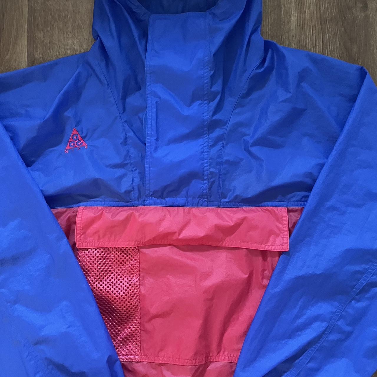 Y2K Nike ACG Gore-Tex Multi Color Windbreaker L: 26... - Depop