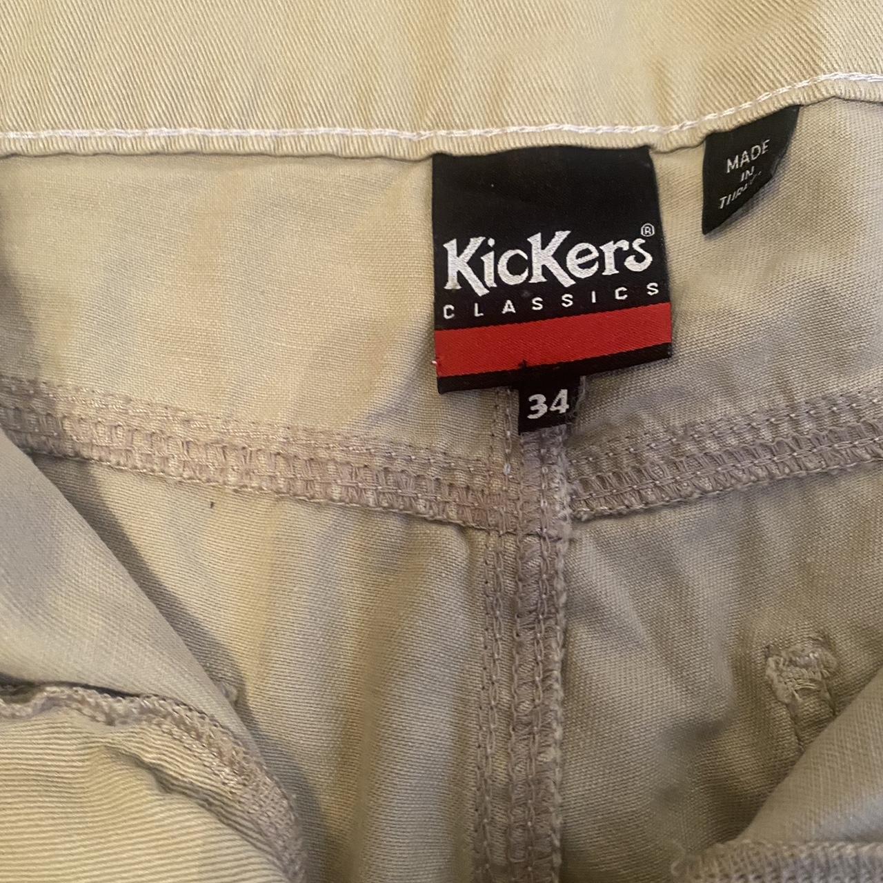 Kickers beige cargo shorts Size w34 Never been... - Depop