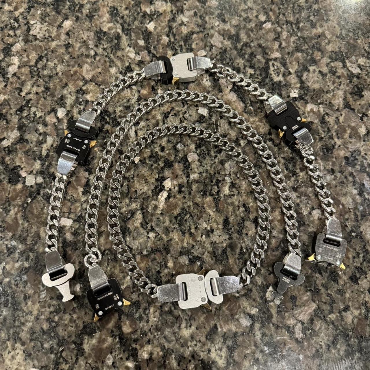 1017 alyx chains Silver buckle - SOLD Black buckle... - Depop