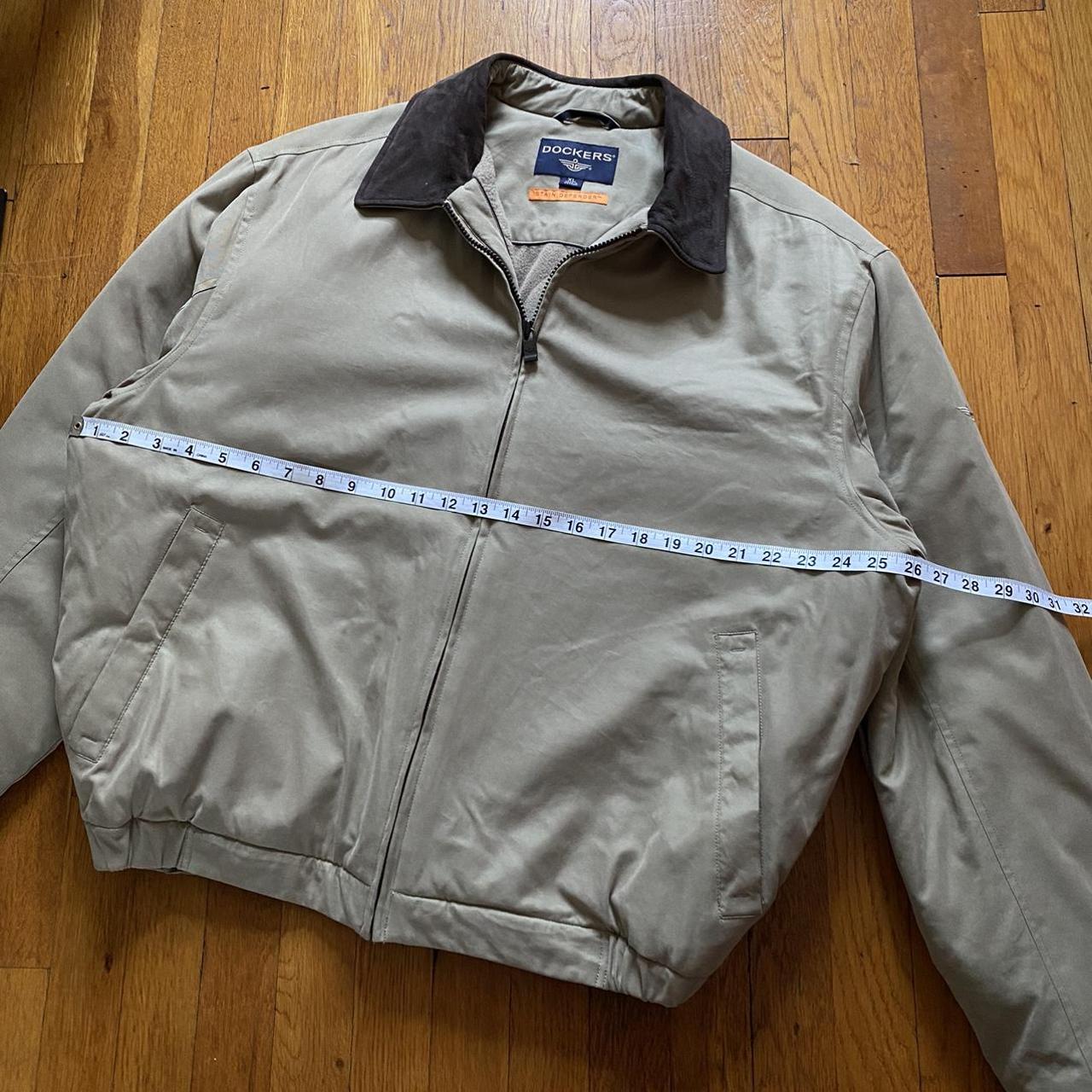 Dockers quilted bomber style jacket 26x27 Nice big... - Depop