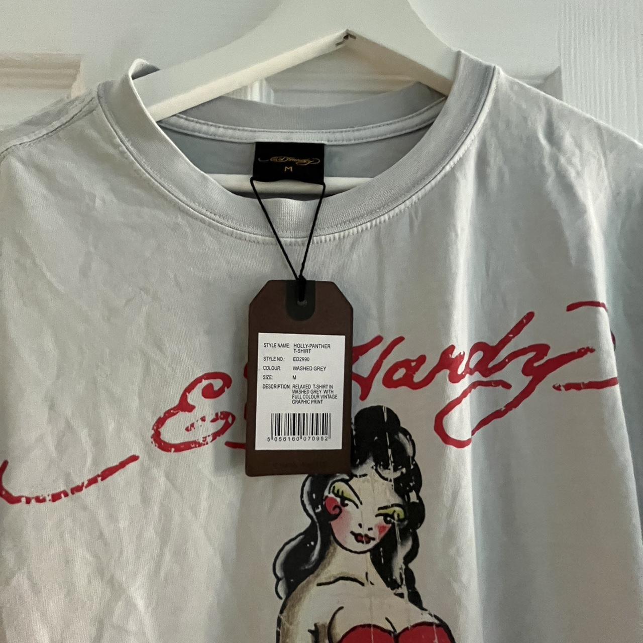 Authentic Ed Hardy T-shirt with Tag!! (Sold Out on... - Depop