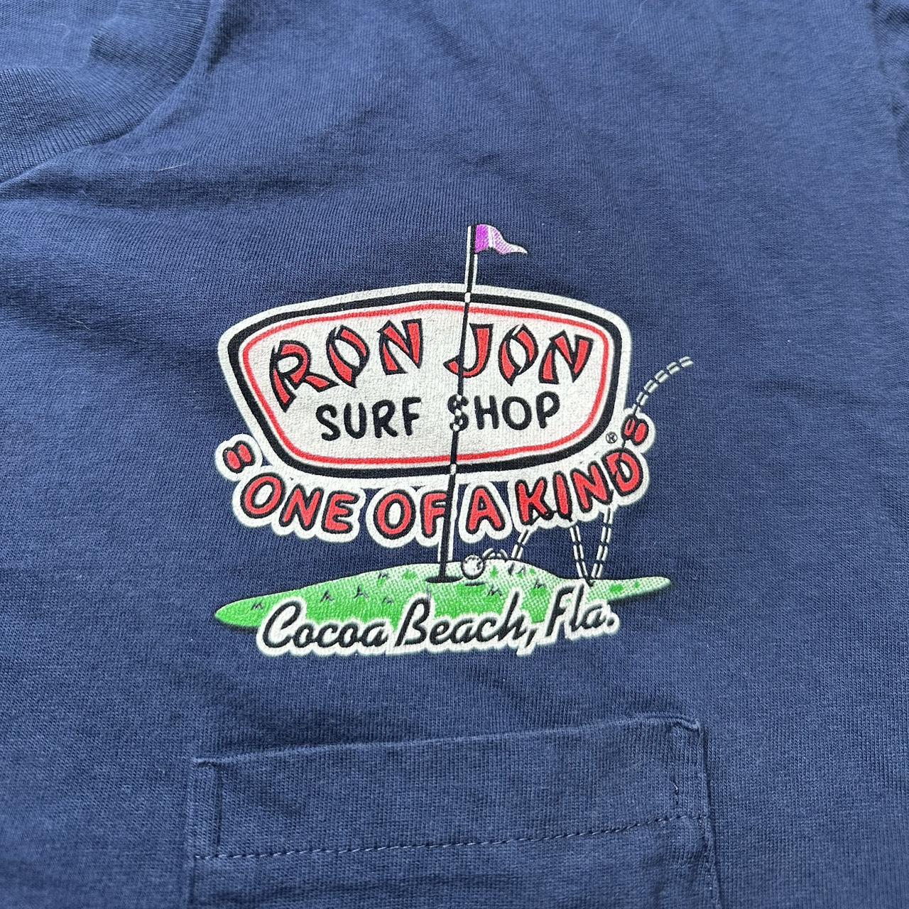 Vintage 1995 Ron Jon Florida pocket t-shirt with a... - Depop