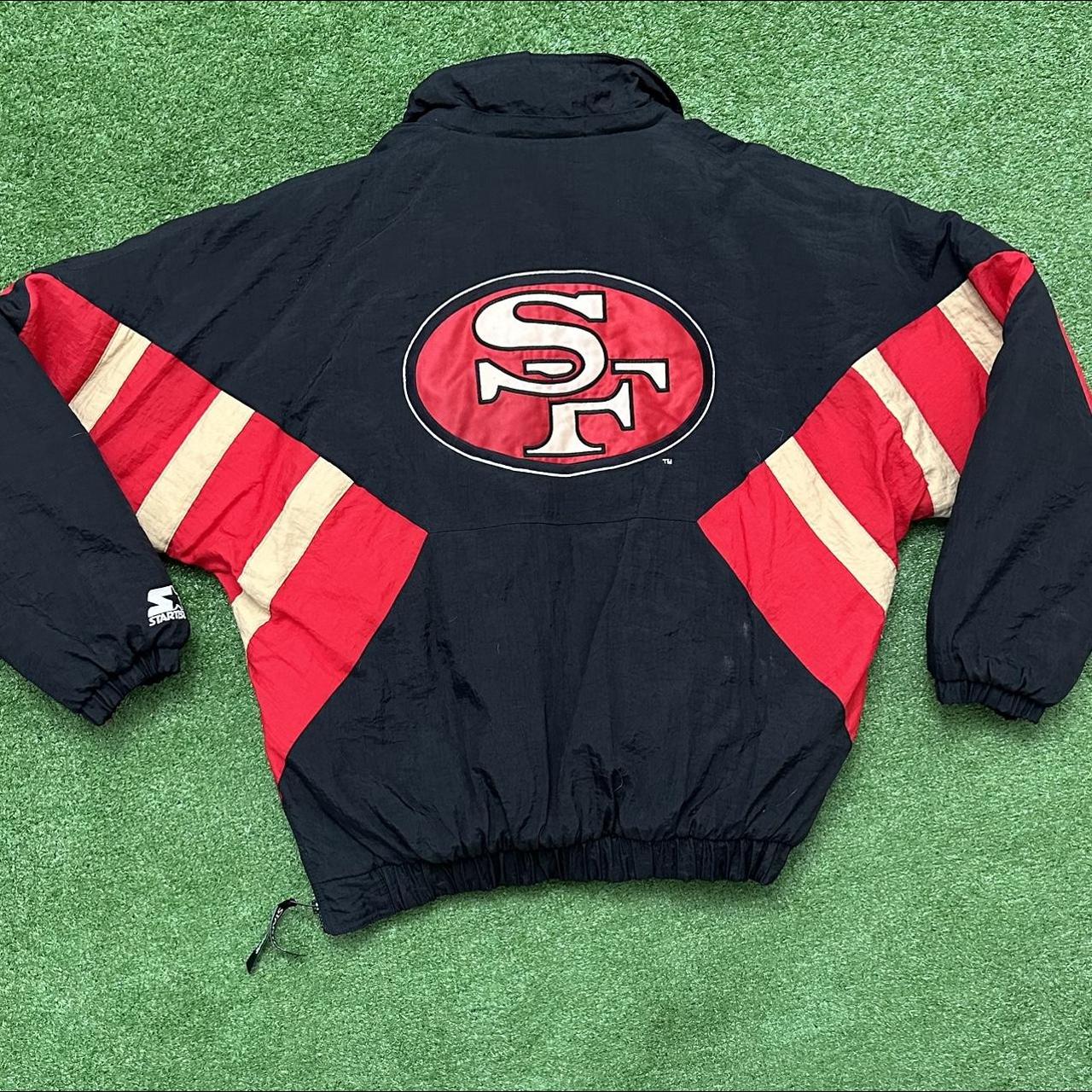 Vintage 90s San Francisco 49ers Starter jacket size... - Depop