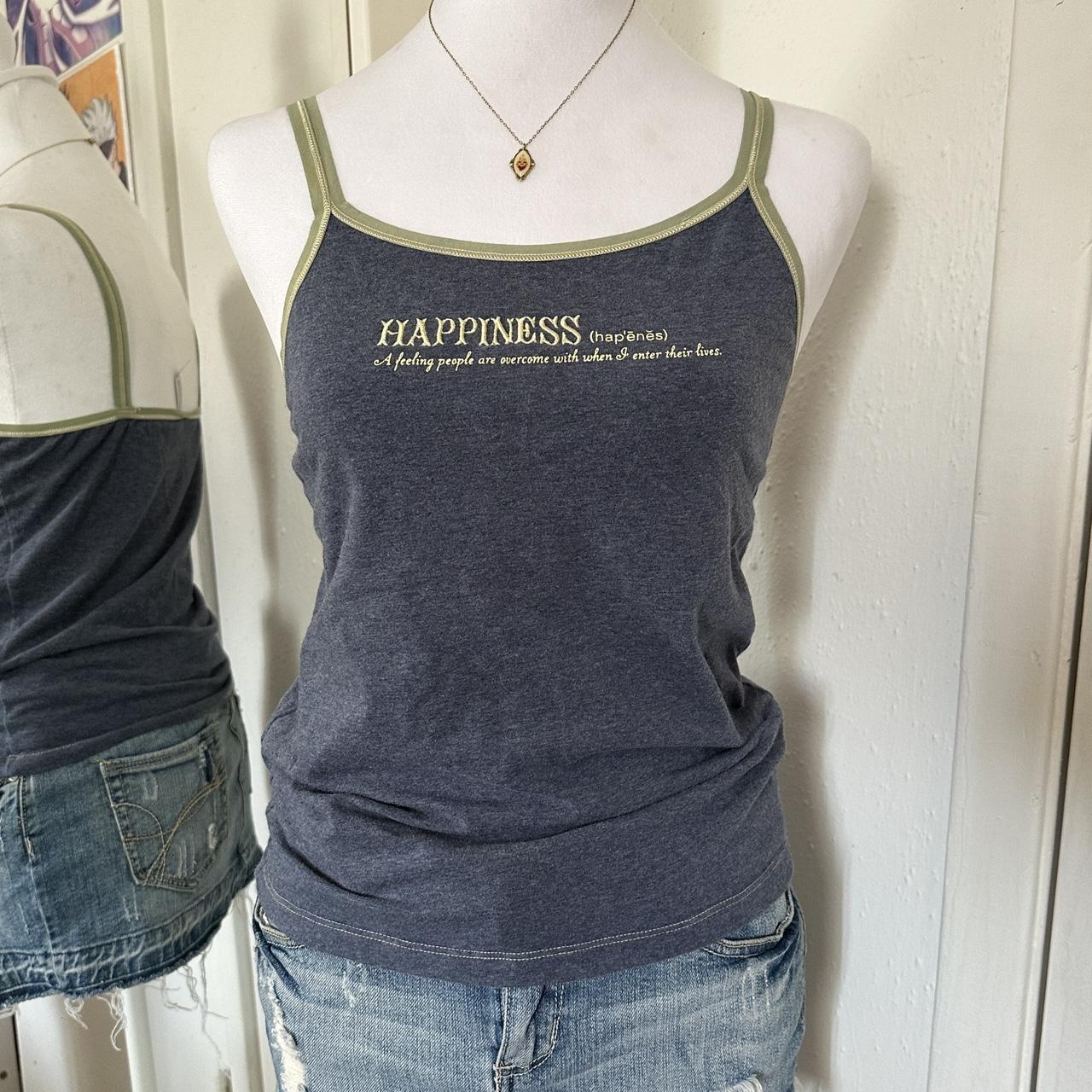 Y2K no boundaries happiness definition cami... | Depop