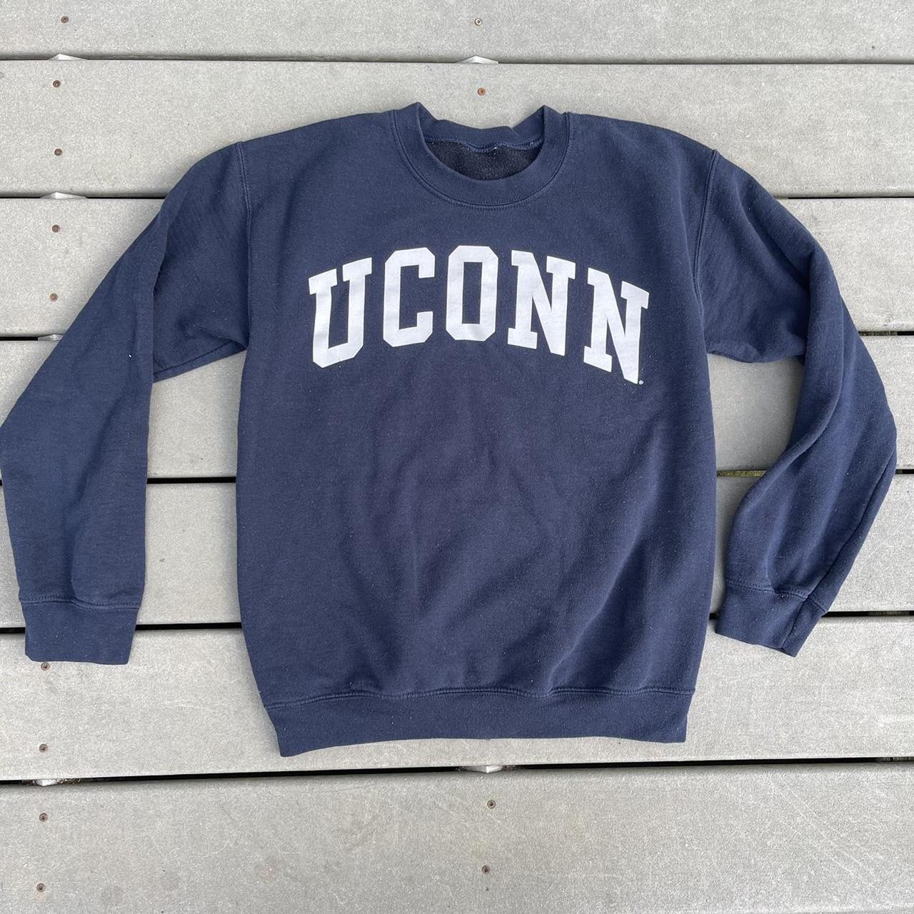 FREE SHIPPING UNIVERSITY OF CONNECTICUT CREWNECK... - Depop