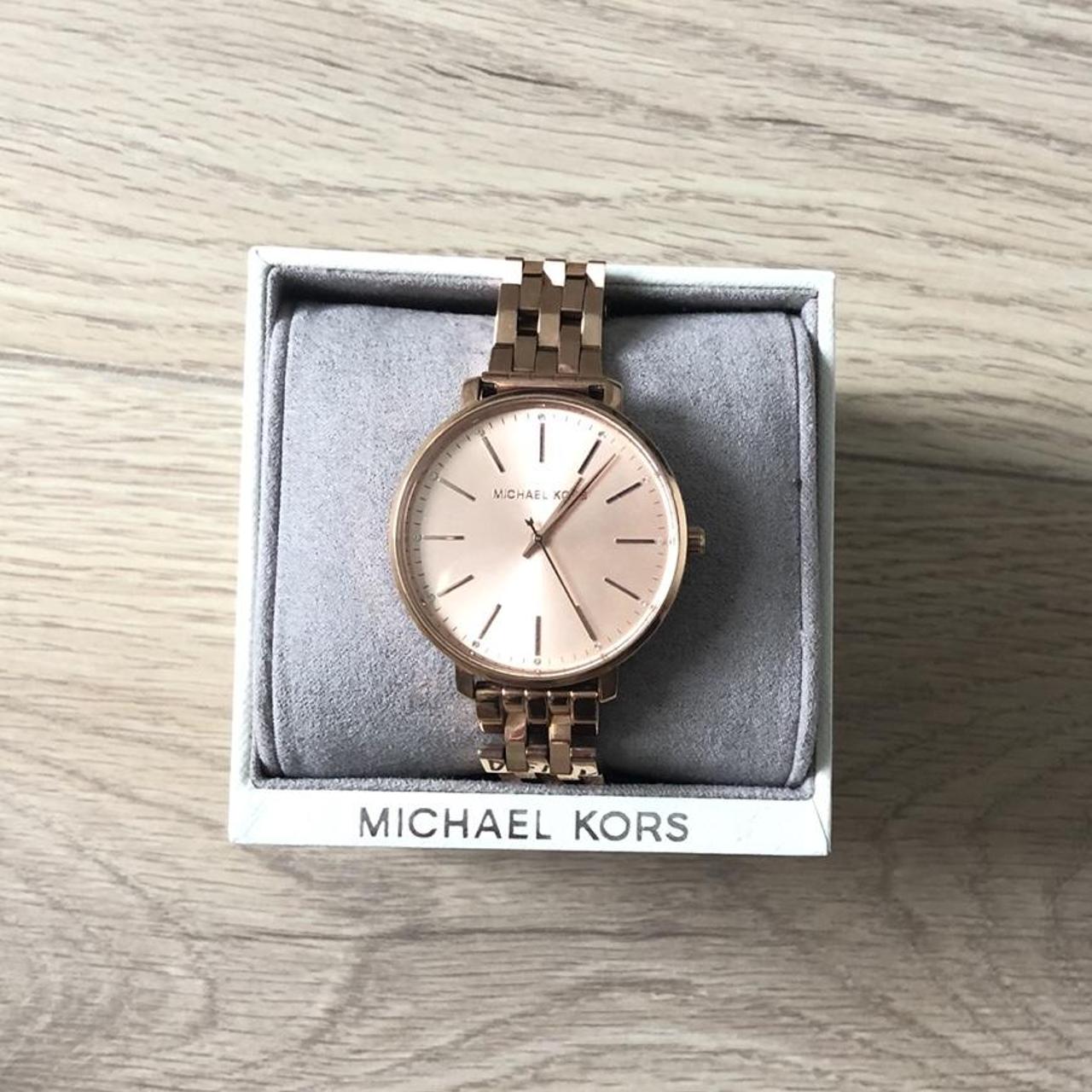 Michael Kors Rose Gold Watch Worn only once so in... - Depop