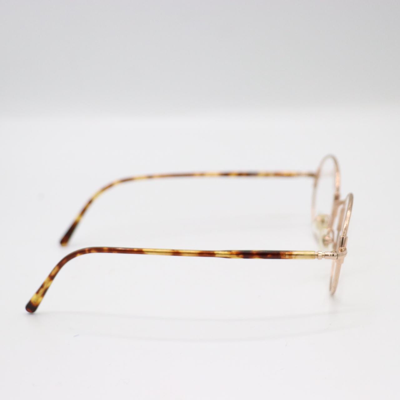 Vintage Calvin Klein Bright Gold Round Thin Rim... - Depop